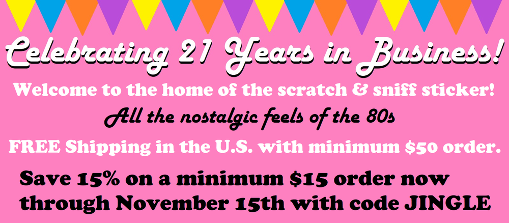 EverythingSmells | LARGEST selection of scratch and sniff stickers online!