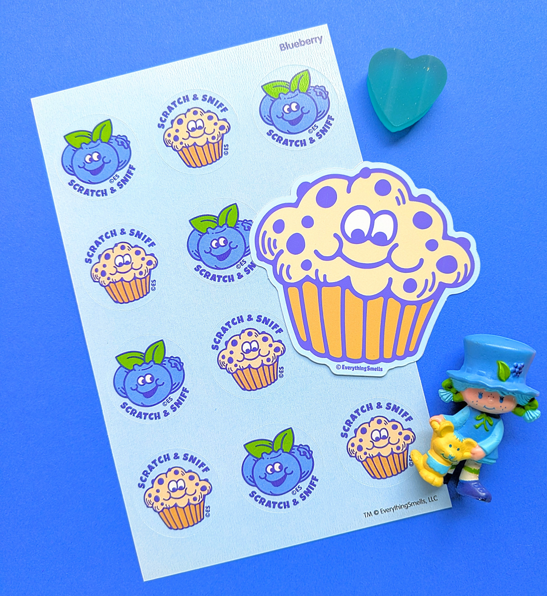 Blueberry & Blueberry Muffin EverythingSmells Scratch & Sniff Stickers ...