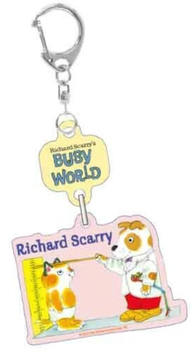 Huckle Cat's Checkup Keychain by Richard Scarry | EverythingSmells